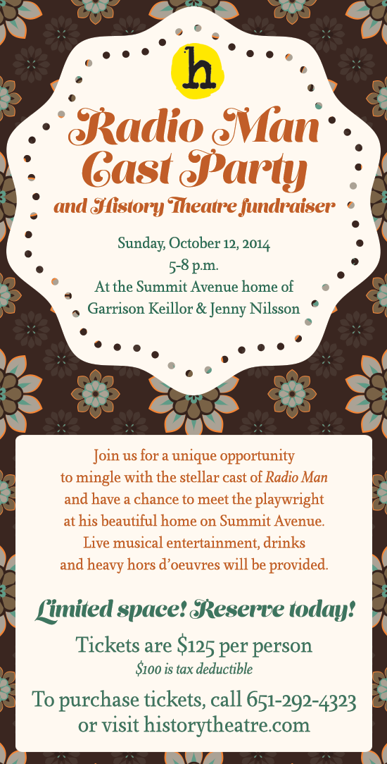 Radio Man Cast Party | History Theatre